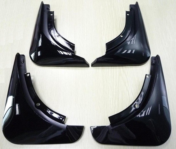 Professional Black Painted Mud Guards For Audi A8L Aftermarket Replacement Use